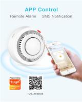China 20m2 5G WIFI Smart Smoke Detector Tuya Nest Carbon Monoxide Detector for sale