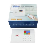 China 5V2A Touch Screen House Alarm 120dB Security Alarm System Wireless Gsm Alarm for sale