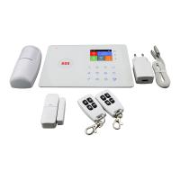China 5V2A Touch Screen House Alarm 120dB Security Alarm System Wireless Gsm Alarm for sale