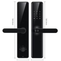 China Waterproof Tuya Wifi Door Lock With Fingerprint And Password for sale