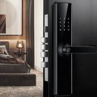 China Waterproof Tuya Wifi Door Lock With Fingerprint And Password for sale