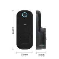 China Fingerprint Digital Smart Life Door Lock Tuya Smart Phone App Control for sale