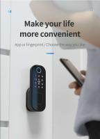 China Smartlife Tuya Biometric Fingerprint Lock Aluminum Smartlife Door Lock for sale