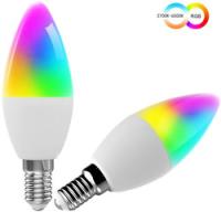 China AC100V Tuya Smart WiFi LED Light Candle Smart Wifi Bulb 300 Luminous for sale