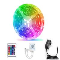 China LED Lights Strip with Color Changing Dimmable with Remote Control for Low Power Colorful Waterproof Energy Saving With Wifi for sale