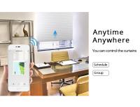 China IP44 40mm Tuya Roller Blind Motor Support Alexa And Google Alexa Voice Control for sale