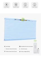 China Google Alexa Tuya Tubular Motor Smart Curtain Motor 100*40mm for sale