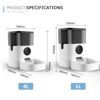 China FCC ABS Smart Pet Feeder 6L Automatic Dog Feeder With Camera for sale