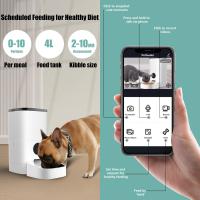 China FCC ABS Smart Pet Feeder 6L Automatic Dog Feeder With Camera for sale