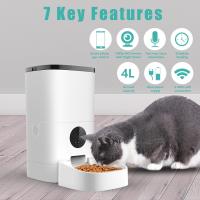 China FCC ABS Smart Pet Feeder 6L Automatic Dog Feeder With Camera for sale
