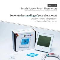 China RoHS Wifi Fan Coil Thermostat Fireproof WiFi Smart Thermostat for sale