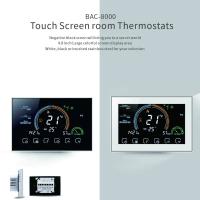 China EU LCD Tuya Air Conditioner Home Assistant Touch Screen Temperature Controller for sale