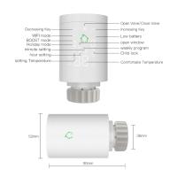 China Zigbee 3.0 Wifi Thermostatic Radiator Valve 2.4Ghz Wireless Radiator Thermostat for sale