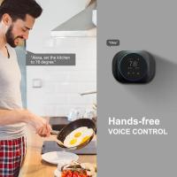 China 24VAC LED WiFi Smart Thermostat With Voice Control Electric Heat Thermostat for sale