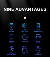 China 1080p Wifi Camera Home Security Camera Small Wireless Surveillance Camera Mini Camcorder Hd Night Vision for sale