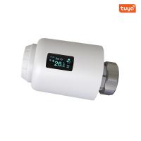 China Glomarket Tuya Version Wi-Fi Smart Oled Display Screen Ultra-Quiet Programmable Thermostatic Radiator Valve for sale
