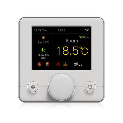 China Glomarket RGB Colorful Display Smart Home Wi-Fi Weekly-Programmable Thermostat Best Seller Wireless Thermostat for sale