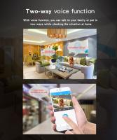 China Auto Tracking Face Recognition Binocular View Wifi PTZ Security Camera Home Security Wireless Night Vision Camera for sale