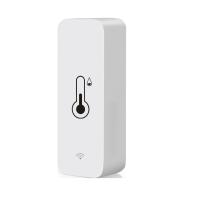 China Glomarket Wireless Network Temperature  Humidity Sensor Circular Temperature  Detector   Support App Control for sale