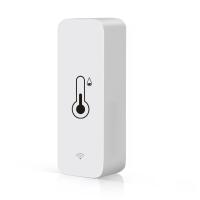 China Glomarket Wireless Network Temperature  Humidity Sensor Circular Temperature  Detector   Support App Control for sale