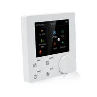 China Glomarket RGB Colorful LCD Screen Smart Thermostat Tuya App Electric Heating Thermostat Works With Alexa And Google for sale