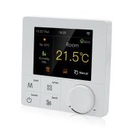 China Glomarket RGB Colorful LCD Screen Smart Thermostat Tuya App Electric Heating Thermostat Works With Alexa And Google for sale