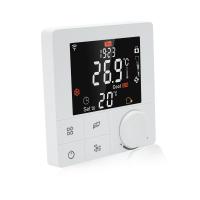 China Glomarket Programmable Handwheel Smart Home Works Wi-Fi Thermostat with Full-Color LCD Screen Electrical Room Heating for sale