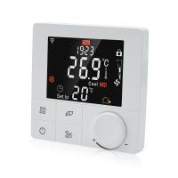 China Glomarket Programmable Handwheel Smart Home Works Wi-Fi Thermostat with Full-Color LCD Screen Electrical Room Heating for sale