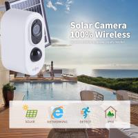 China Glomarket Tuya Smart Home  Wireless WiFi Camera Infrared Hd Night Vision Camera Supports Solar Charging Security Camara for sale
