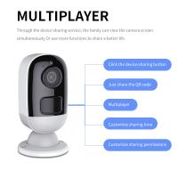 China Glomarket Tuya Smart  Life App Supported Home Low Power 3MP Battery WIFI Camera Built-In Microphone And Speaker for sale