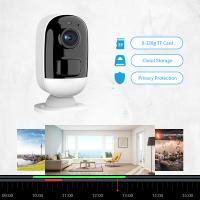 China Glomarket Tuya Smart  Life App Supported Home Low Power 3MP Battery WIFI Camera Built-In Microphone And Speaker for sale