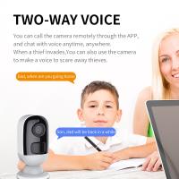 China Glomarket Smart Home Wifi Wireless Camera Low Power 3MP Solar Battery Hd Night Vision WIFI Baby Audio Monitor Camera for sale