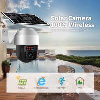 China Glomarket Tuya Wifi Solar Panel Battery Security Camera Wireless Waterproof Outdoor Night Vision Two Way Voice Camera for sale