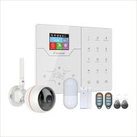 China Glomarket 4G/WIFI Gsm IP Network Home Alarm Security System Wireless Anti Theft Tuya Smart Home With Motion Detector for sale