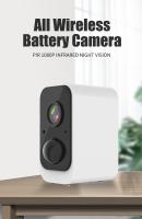 China Tuya Smart PIR Motion Detection Wireless Rechargeable Battery Cctv Camera Home Security Camera Two Way Audio for sale
