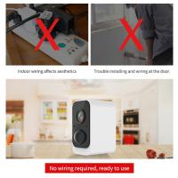 China Tuya Smart PIR Motion Detection Wireless Rechargeable Battery Cctv Camera Home Security Camera Two Way Audio for sale