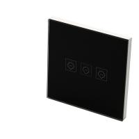 China Glomarket Zigbee Tuya APP 3Gang Wall Smart Switch  With Neutral Touch  Glass Panel Light Inteligente Smart Switch for sale