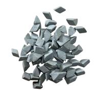 China High Alumina Ceramic Deburring Media Refractory Irregular Cylindrical Grinding Media for sale