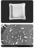China Mullite sagger Lithium battery cathode material sintering alumina crucible for battery for sale