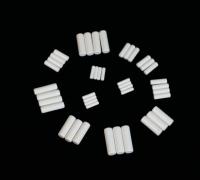China High purity alumina ceramic rod, Al2O3 rod, Ceramic insulator rod for sale