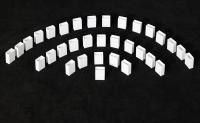 China Heat Resistant Resistor Ceramic Housing Structural Alumina Ceramic Components for sale