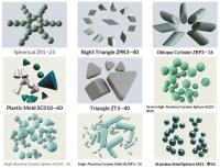China Brown Fused Alumina Ceramic Abrasive Media Multi Shaped For Surface Finishing for sale
