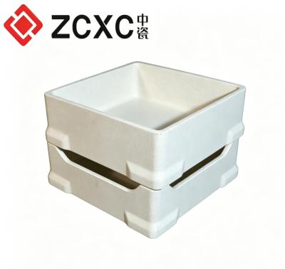 China High Refractoriness Mullite Sagger For Ternary Cathode NCM 523/622 LMO Sintering for sale