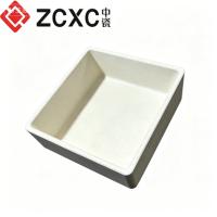 China Mullite sagger Lithium battery cathode material sintering alumina crucible for battery for sale