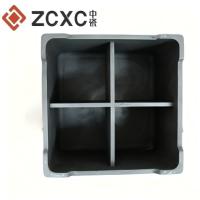 China High Purity Graphite Sagger Cross Grid Partition Design Crack Resistant For LFP NCM for sale