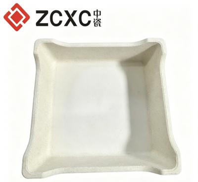 China High Purity Non Shedding Cordierite Mullite Sagger For Lithium Battery Material for sale