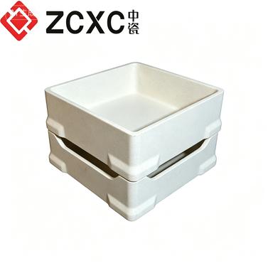 China Durable Corundum Mullite Sagger Optimized For NCM 811 High Nickel Cathode Applications Ensuring Performance In Battery Production for sale
