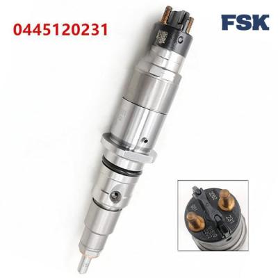 China 0445120231 Fuel Injector Injection Nozzle Compatible For KOMATSU PC200-8 Hitachi ZW180 HYUNDAI HL770-7A for sale