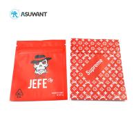 China Resealable Mylar Ziplock Bags Child Proof Food Grade CMYK PANTONE Color for sale