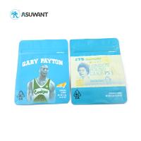 China Resealable Mylar Ziplock Bags Child Proof Food Grade CMYK PANTONE Color for sale